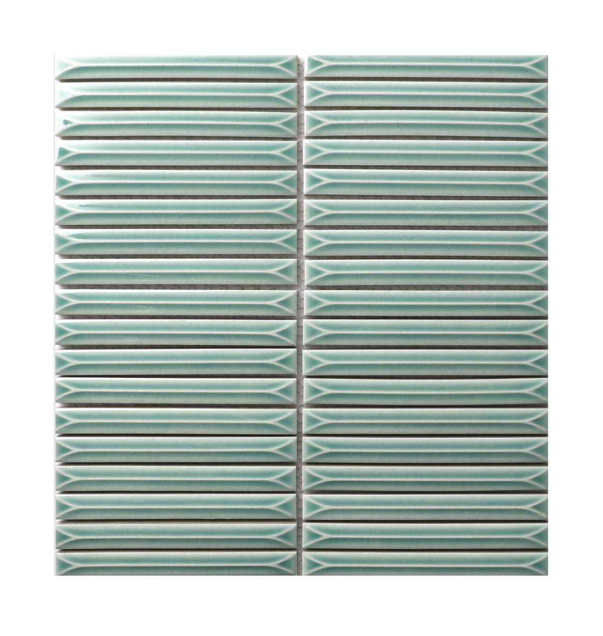 Kit Kat Tiles | Finger Mosaics | Cerastone Surfaces | Tile + Stone + Timber